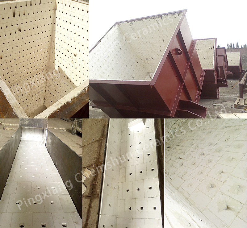 News - How are wear resistant alumina ceramic tile used as chute linings?