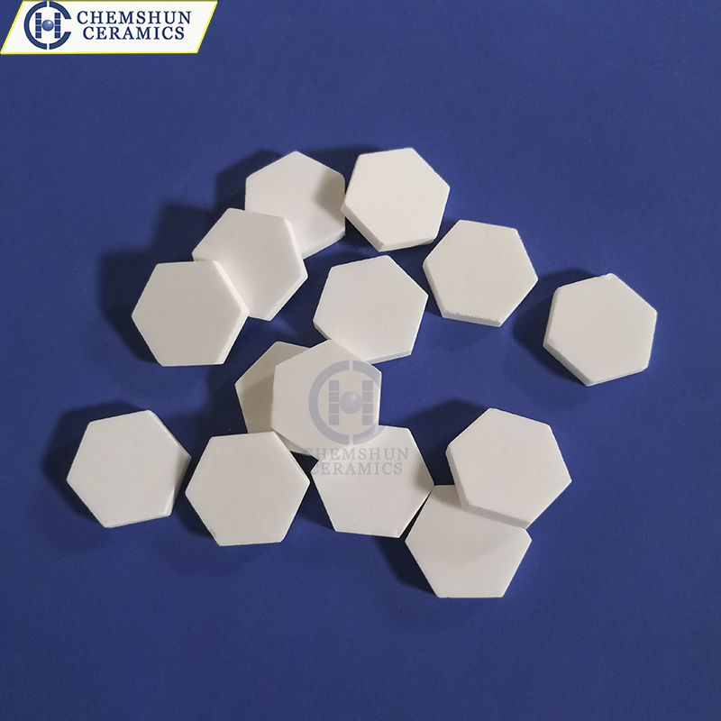 China Alumina Ceramic Hexagonal Sheet as Wear Resistant Linings ...